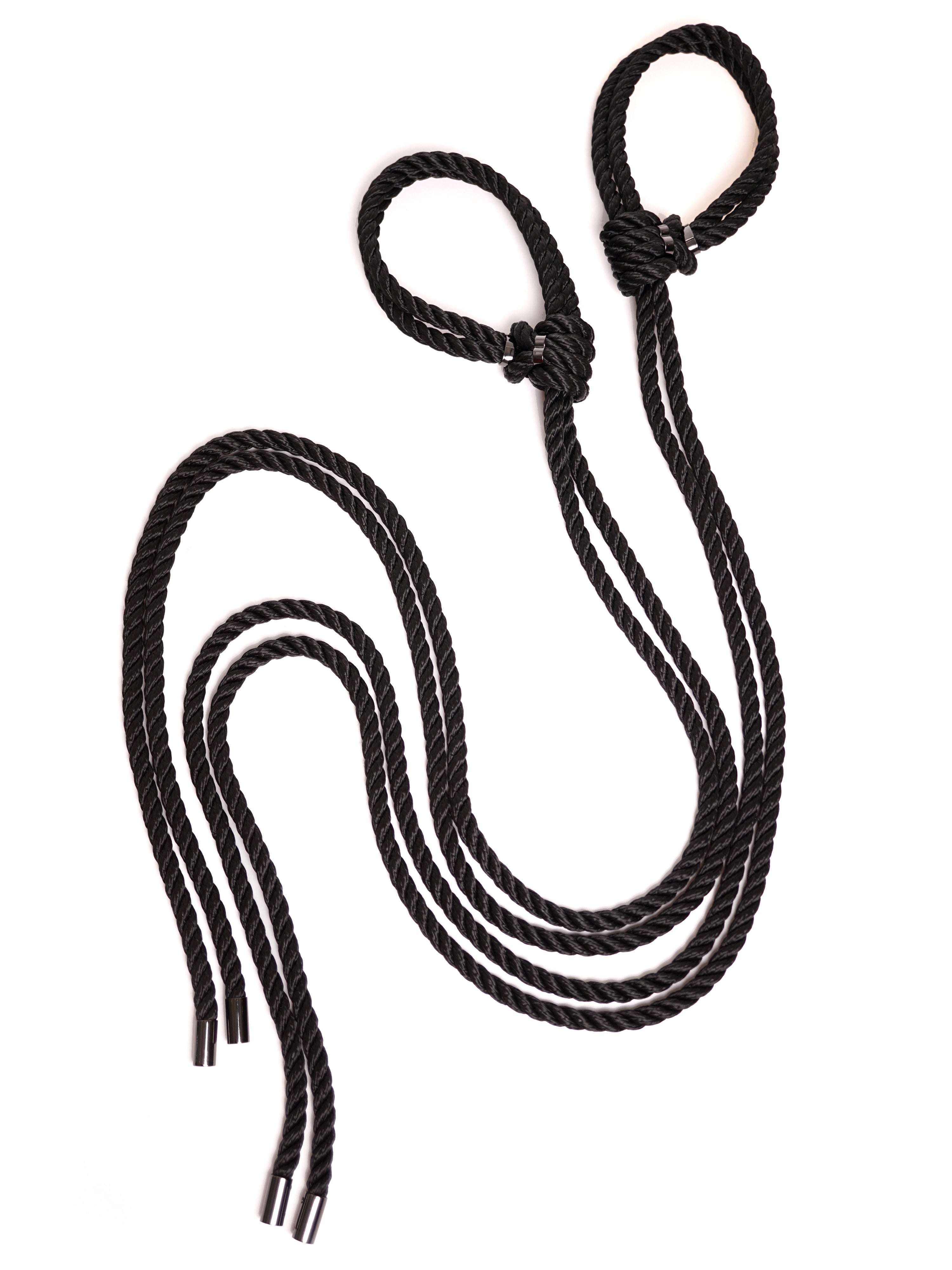 SELF-TIE CUFF SET *BLACK – Figure of A